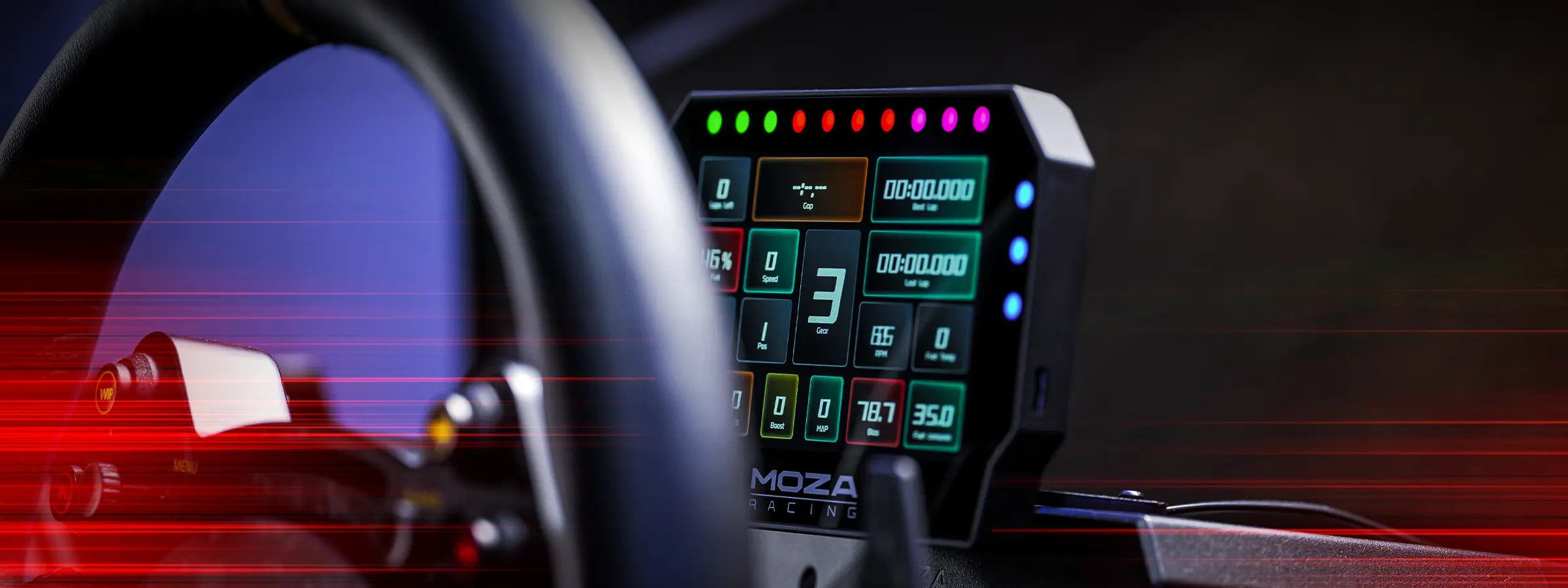 MOZA Digital Dashes (EU) – CM2 HD Sim Racing Display – MOZA Racing EU