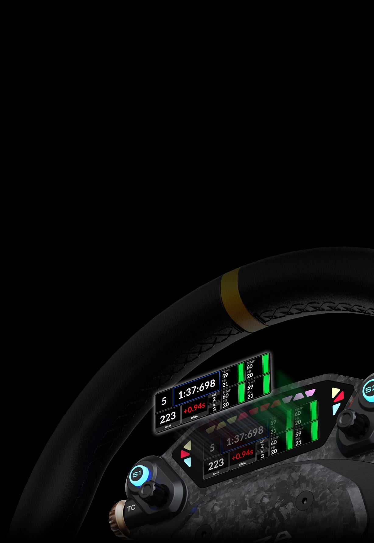 CS Pro Steering Wheel by MOZA | Custom UI & RGB Lighting – MOZA Racing EU
