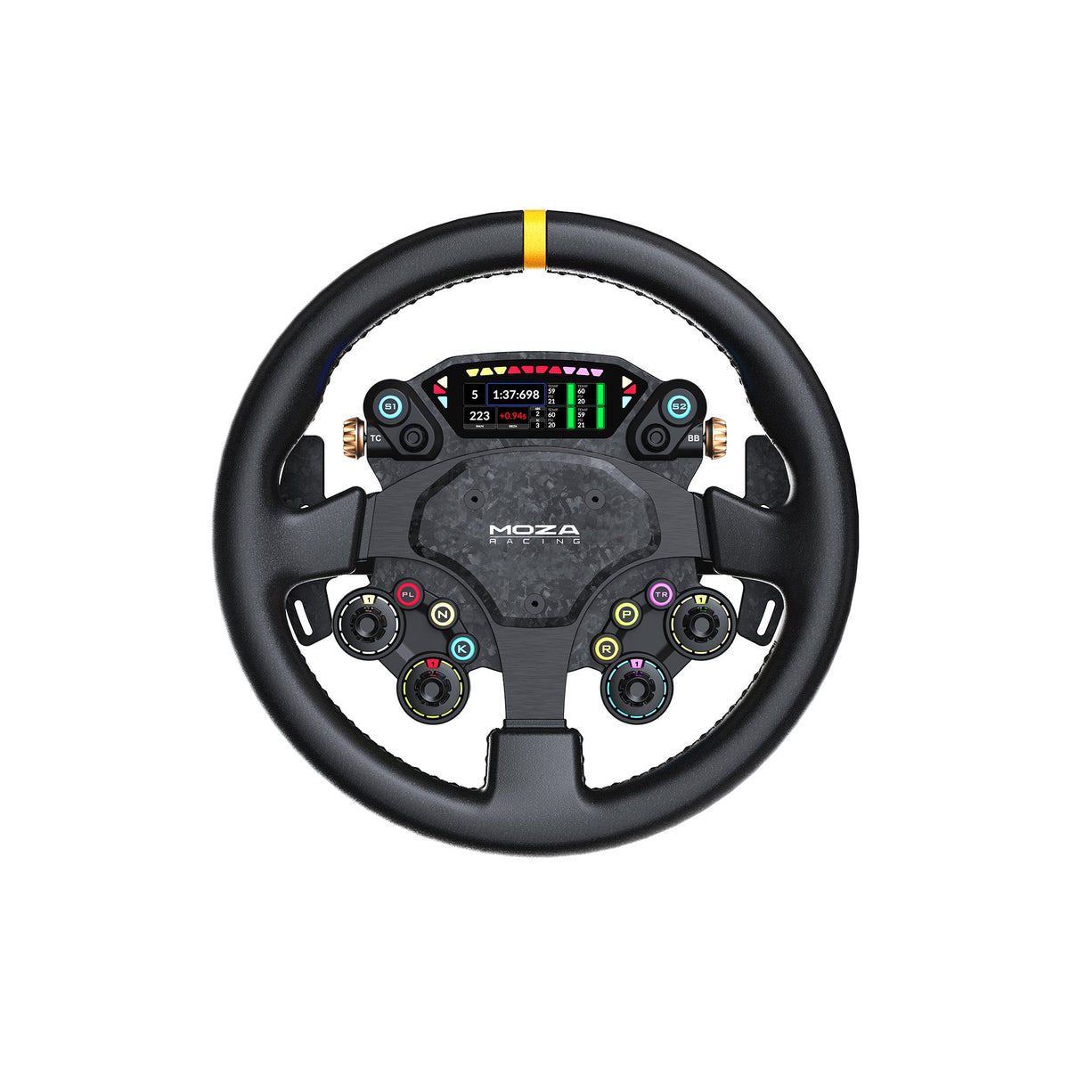 CS Pro Steering Wheel 325mm | High-Precision Carbon Fiber Racing Wheel ...